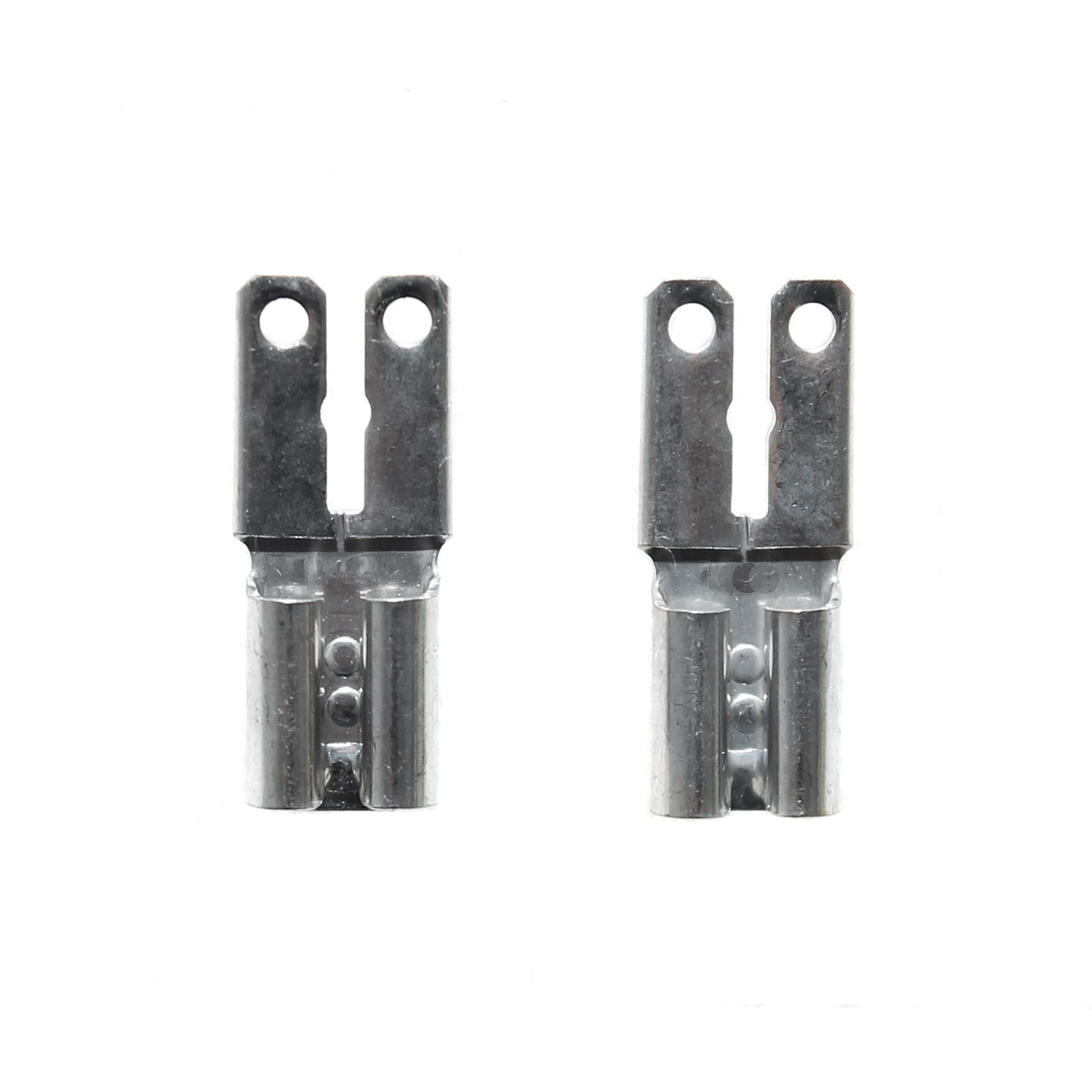 2er Set Faston Adapter 4,8mm Hülse auf 6,3mm Stecker / F187 -> F250 ...