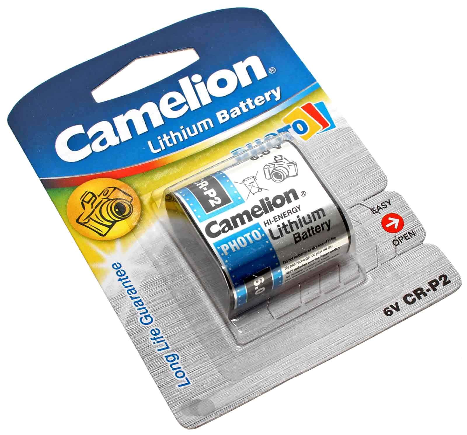6V Camelion CR-P2 Lithium Foto Batterie | 1400mAh | wie 5024LC CR223A ...
