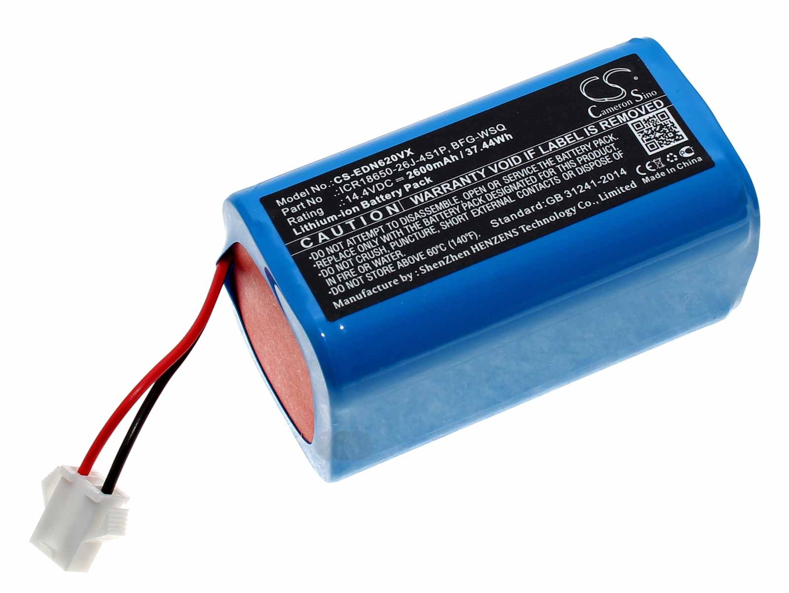 Li-Ion Akku für Tesvor X500 Saugroboter | ersetzt ICR18650-26J-4S1P BFG ...